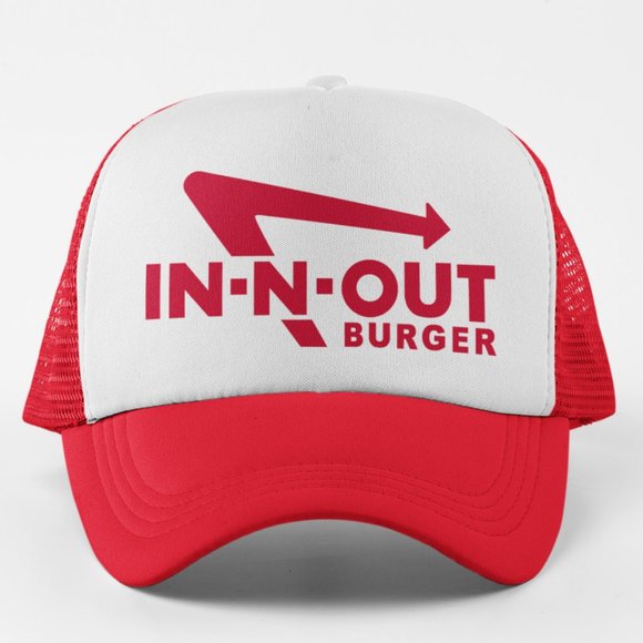 Accessories | New Innout Burger Logo Foam Trucker Mesh Snapback Hat ...